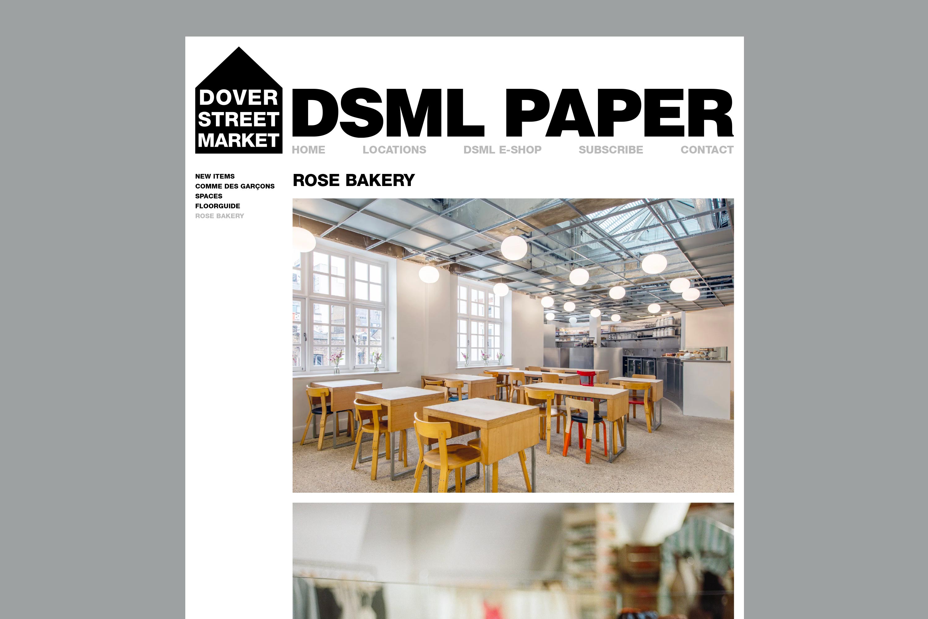 Dover Street Market — Paper Website – A Common Purpose